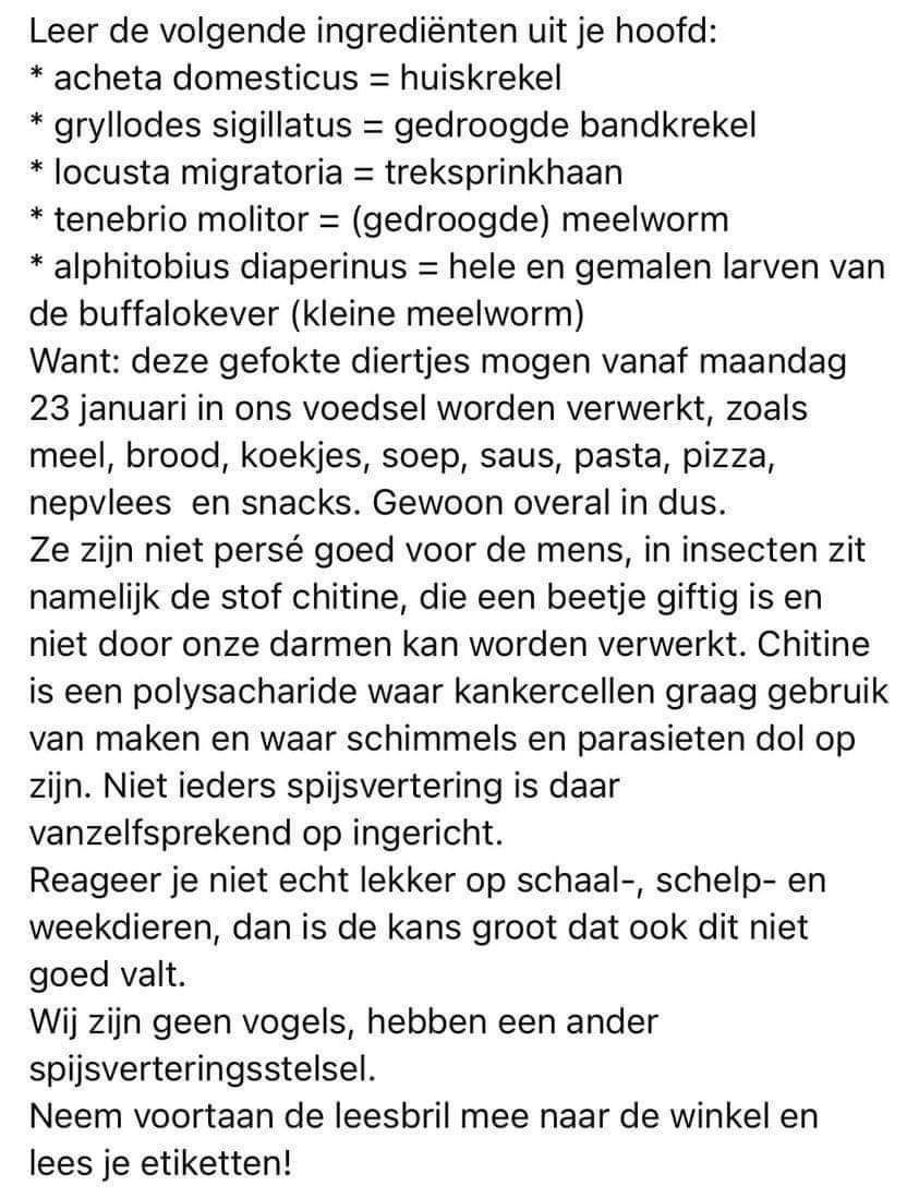 Verkeerde ingrediënten - Rifecare.nl